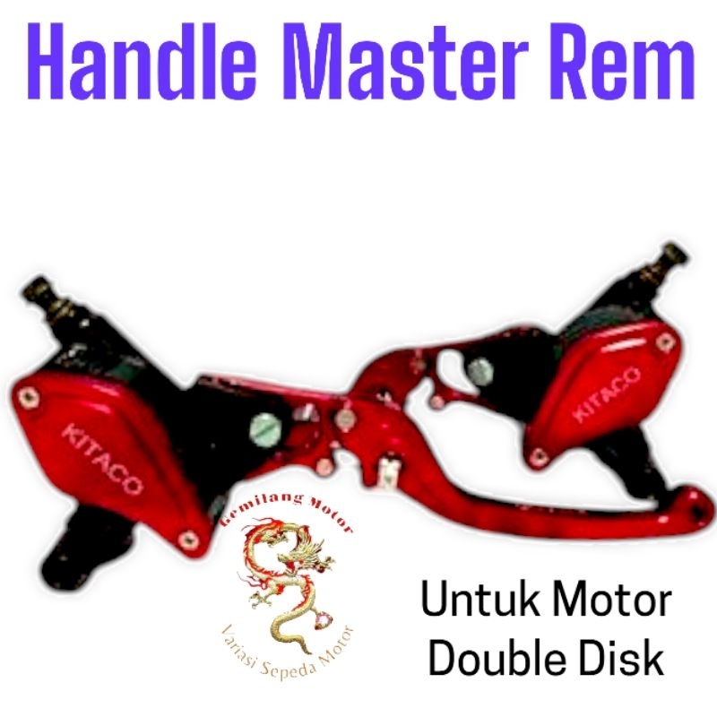 Jual HANDLE MASTER REM KITACO TABUNG OVAL KOMPLIT HANDLE REM KANAN KIRI ...