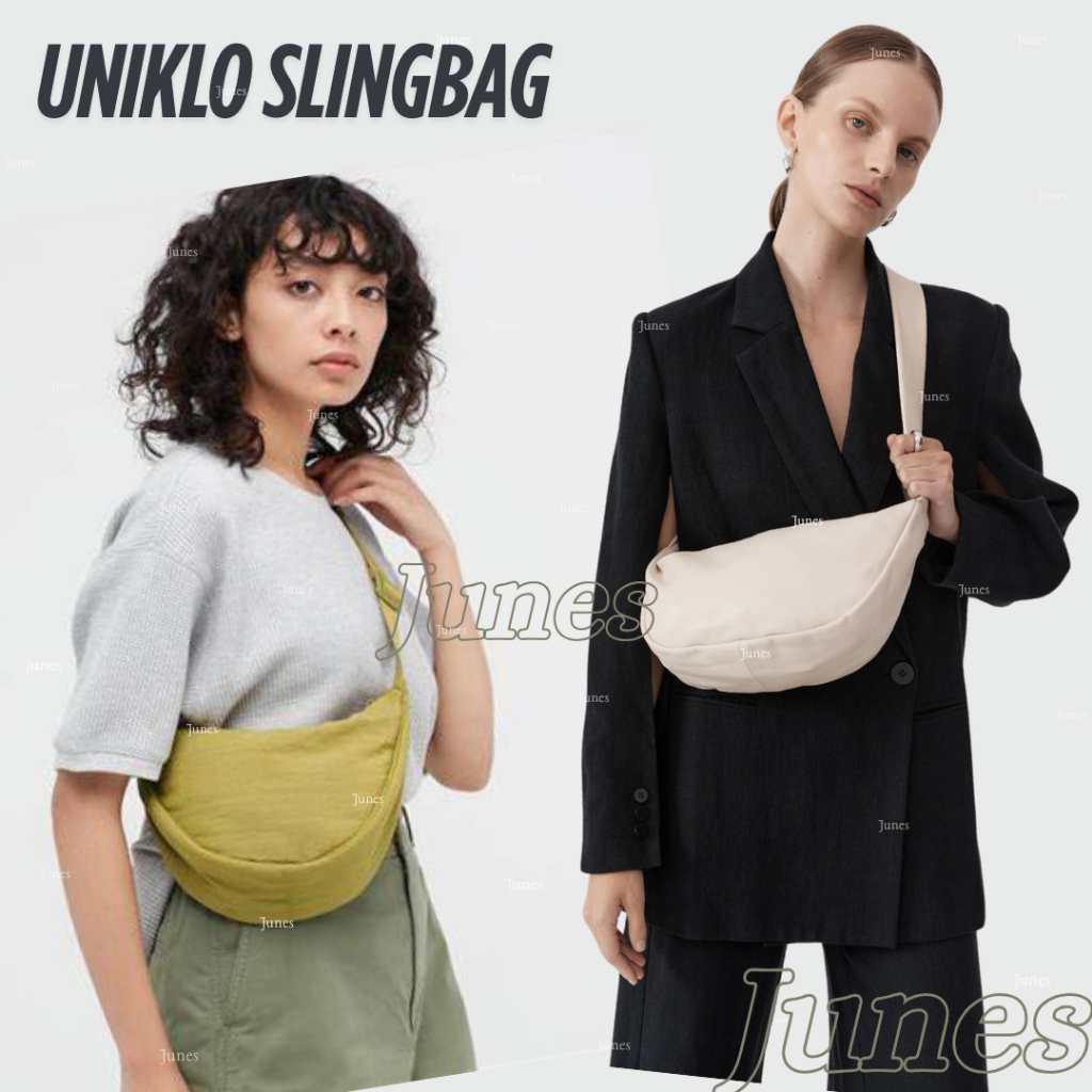 Jual Junes - Uniklo Dumpling Sling bag Half Moon Tas Bahu Korea ...