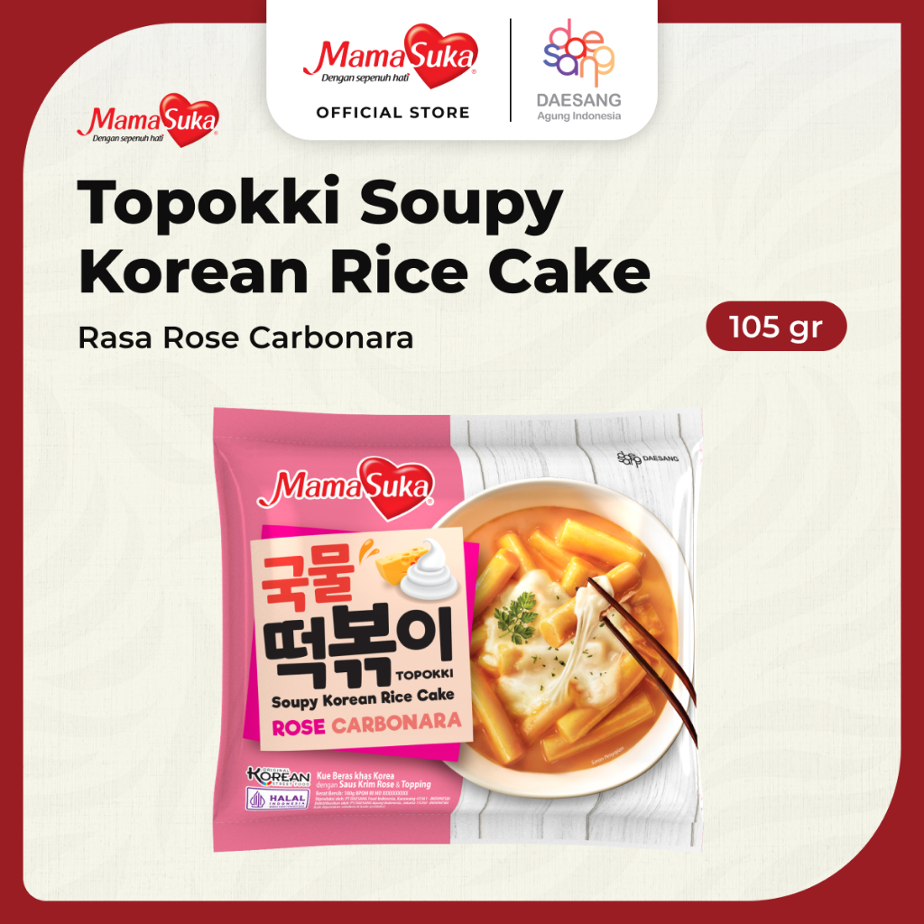 Jual MamaSuka - Soupy Topokki Rose Carbonara 105 gr | Shopee Indonesia