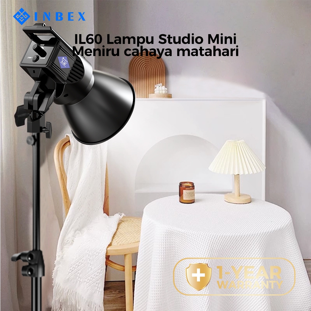 Jual INBEX IL60 Lighting Studio 60W Kontent Kreator Lampu Studio Foto ...