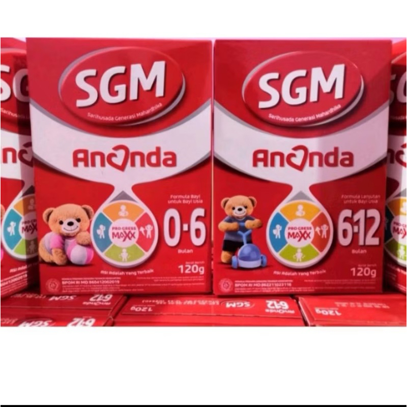Jual susu formula bayi SGM usia 0-6 bulan berat 120 gr | Shopee Indonesia
