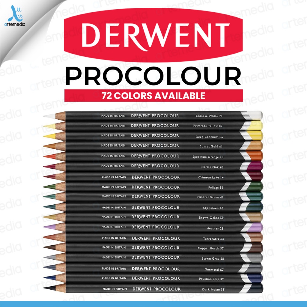 Jual Derwent Procolour Color Pencil Satuan | Shopee Indonesia