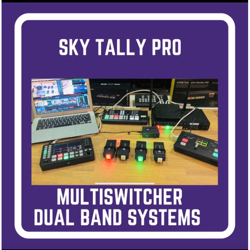 Jual Sky Tally Pro Dual Band for ATEM / vMix / Osee GoStream / Cinetreak / Baytto / Sprolink ...