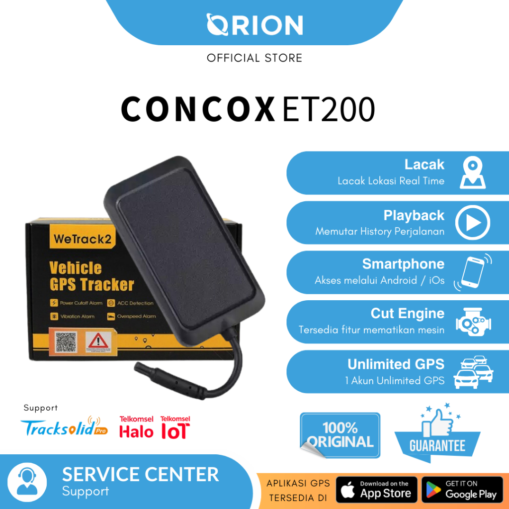 Jual Smart GPS Tracker Concox ET200 Wetrack2 Original | Shopee Indonesia