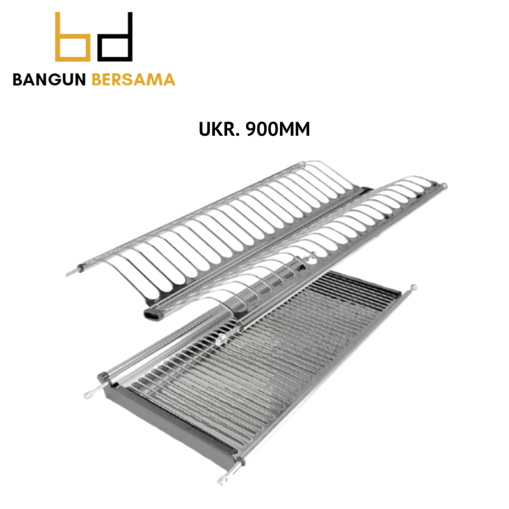 Jual Huben Rak Piring Gantung Stainless Steel Untuk Tatakan Lemari ...