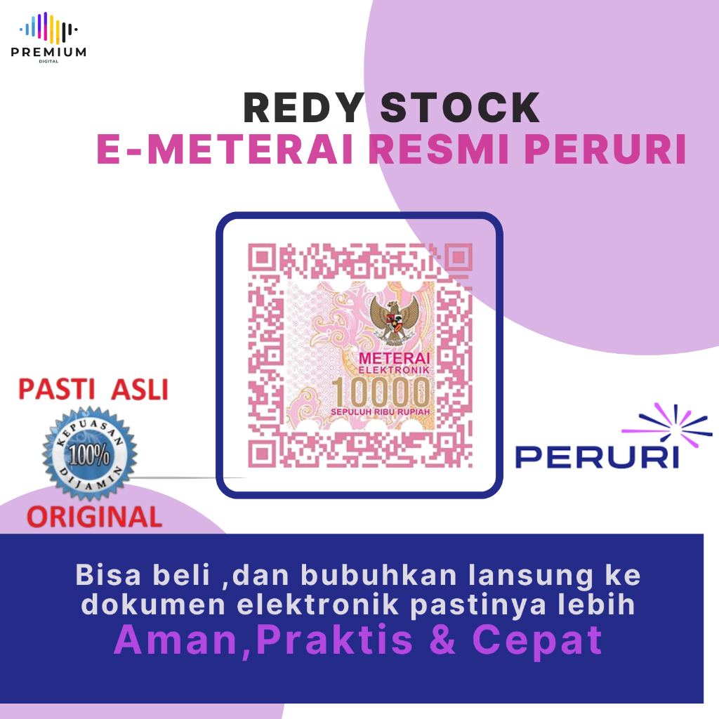 Jual JUAL E-METERAI/METERAI ELEKTRONIK 10000 RESMI PERURI 100 % ASLI ...