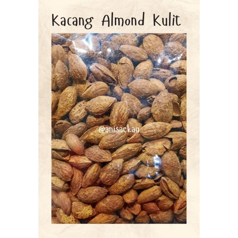 Jual Kacang Almond Kulit dengan Cangkang Buttermilk Almond 1kg | Shopee ...