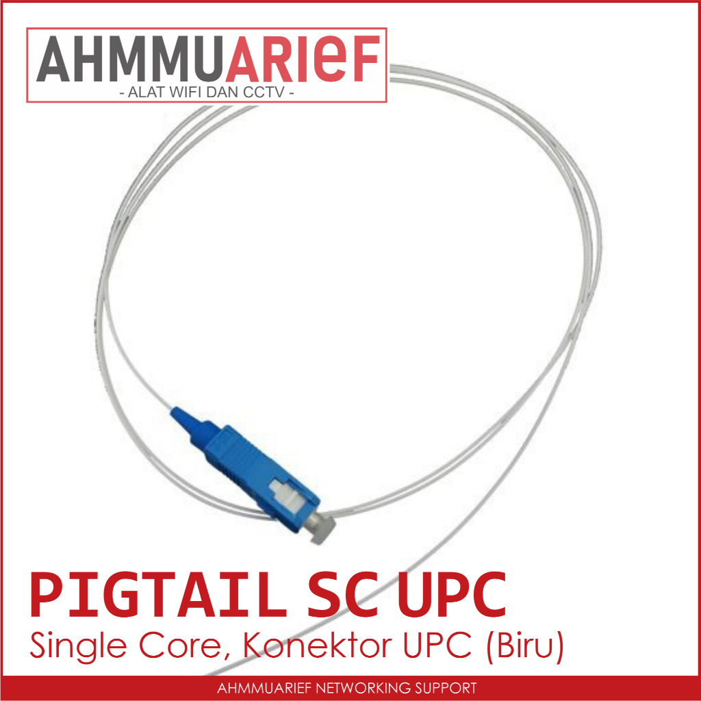 Jual Kabel Cable Pigtail SC UPC Biru Kabel Fiber Optik Optic BUKAN ...