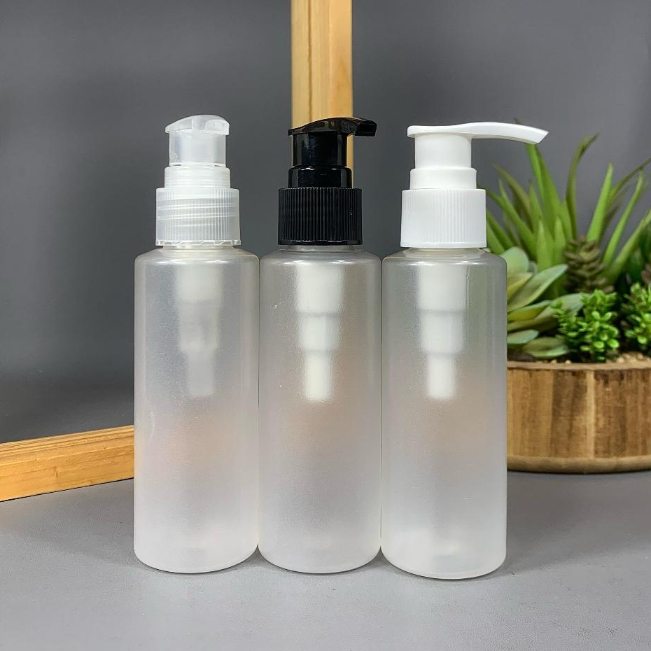 Jual Botol Pump 100 ML RF Frosted / Botol Lotion Pump 100 ML / Botol Sabun 100 ML | Shopee Indonesia