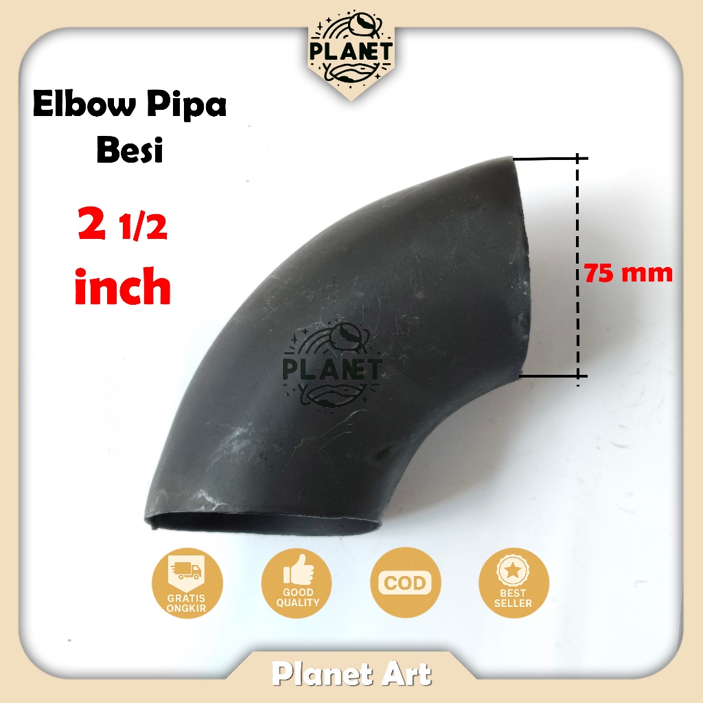 Jual Elbow keni besi pipa las 2,5 inch Lbow keni knee pipa las ...