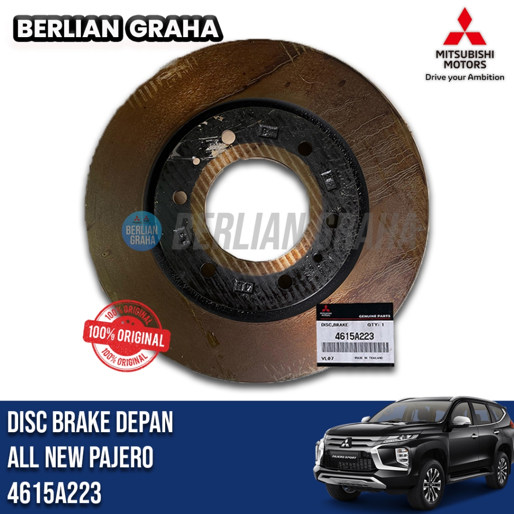 Jual Disc Brake Piringan Cakram Depan All New Pajero Sport 2016 - 2025 ...