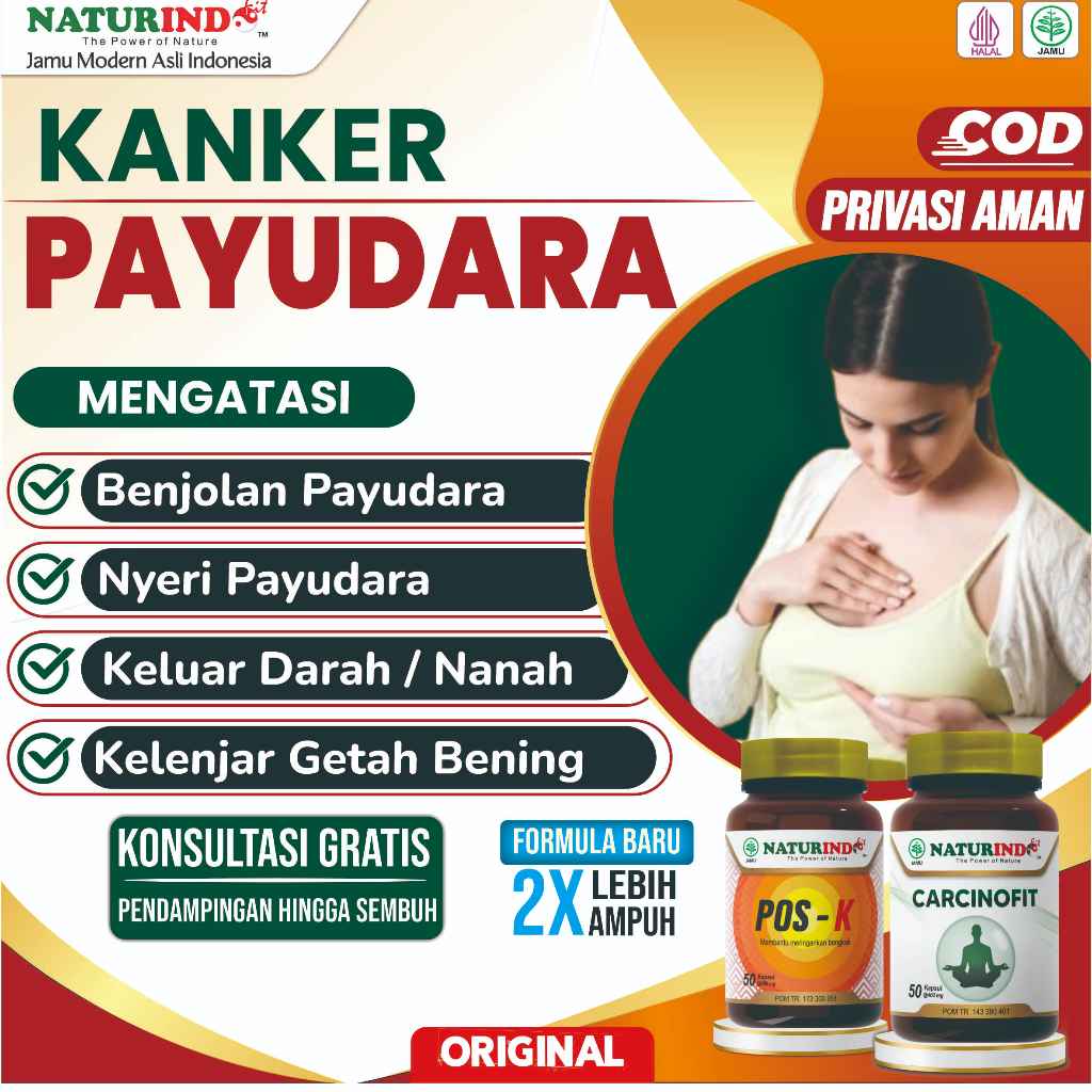 Jual Obat Benjolan Payudara Herbal Kanker Payudara Bengkak Tumor Jinak ...