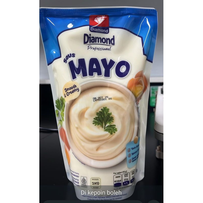 Jual DIAMOND SAUS MAYO MAYONAISE KEMASAN 1 KG | Shopee Indonesia