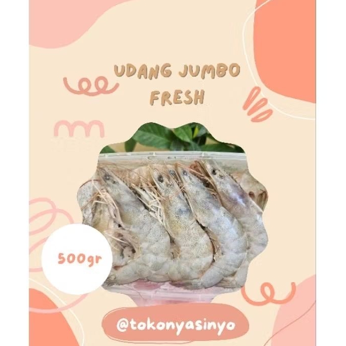Jual UDANG FRESH 500GR KEMASAN BOX SZ 30 | SHRIMP FRESH 500GR | Shopee ...