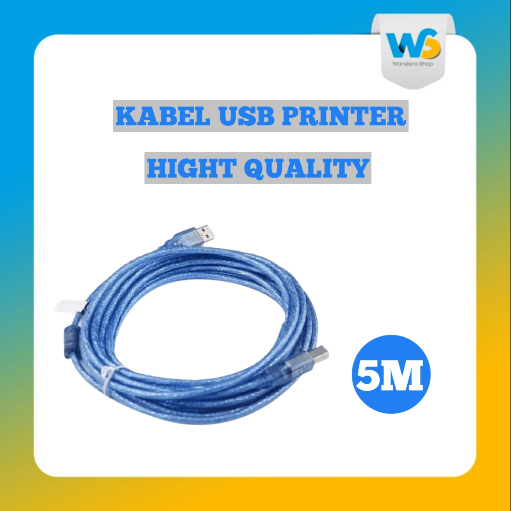 Jual KABEL USB PRINTER 5METER | Shopee Indonesia