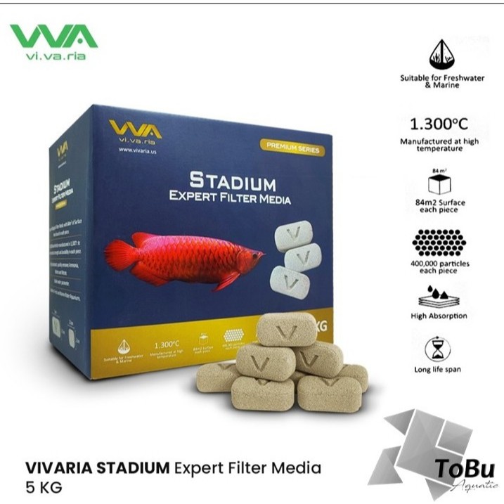Jual VIVARIA Stadium 5kg - media bakteri aquarium 5 kg by Vivaria ...