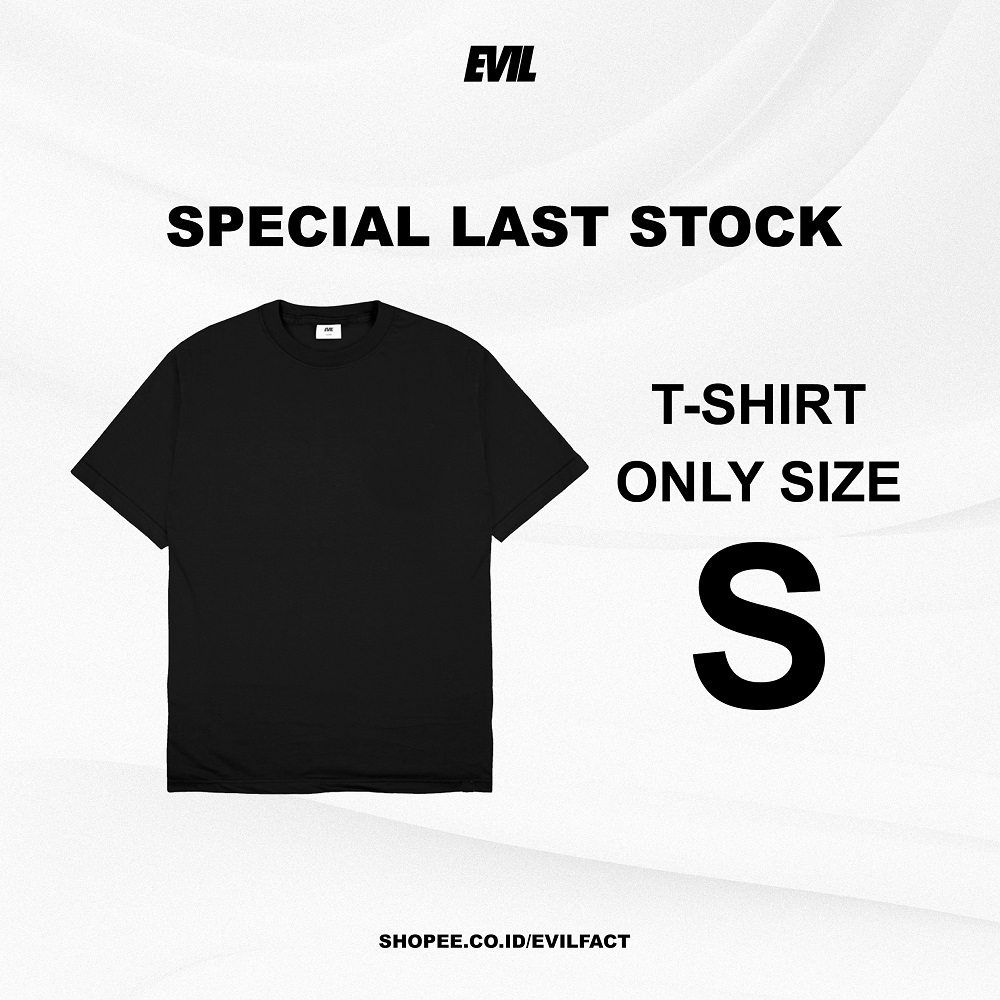 Jual EVIL TSHIRT - SPECIAL LAST STOCK SIZE S | Shopee Indonesia