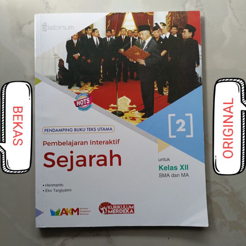 Jual Buku Pembelajaran Interaktif IPS Sejarah 2 Kelas 12 XII 3 III SMA MA Penerbit Platinum Tiga ...