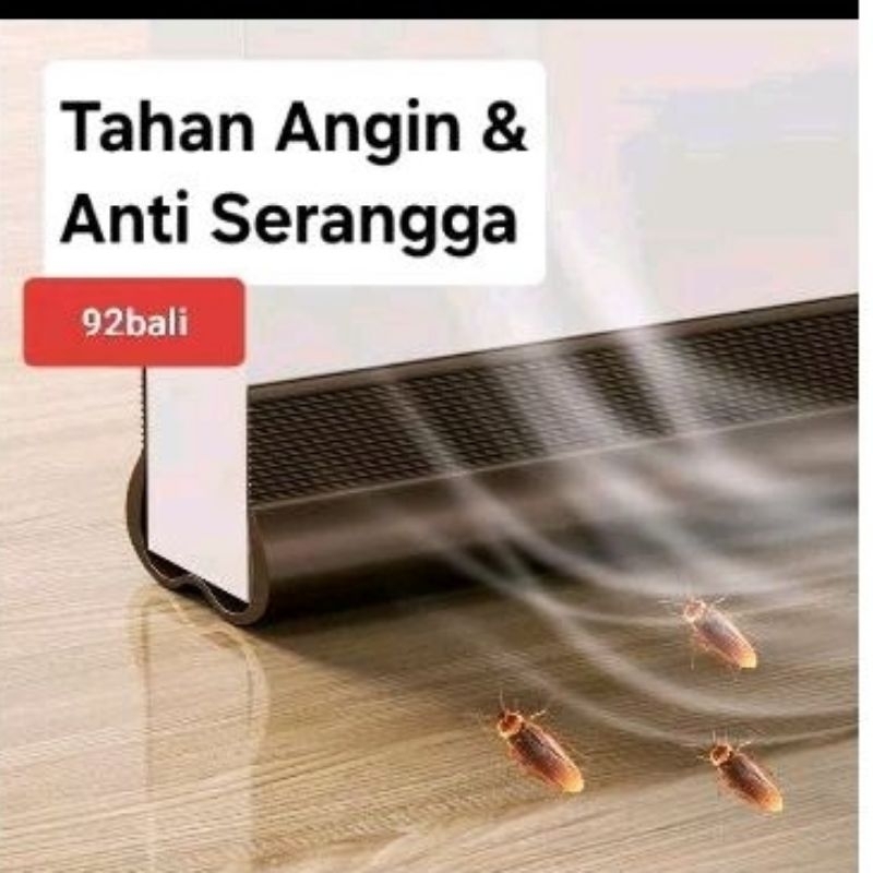 Jual Silicone anti angin penutup celah bawah pintu jendela tahan angin ...