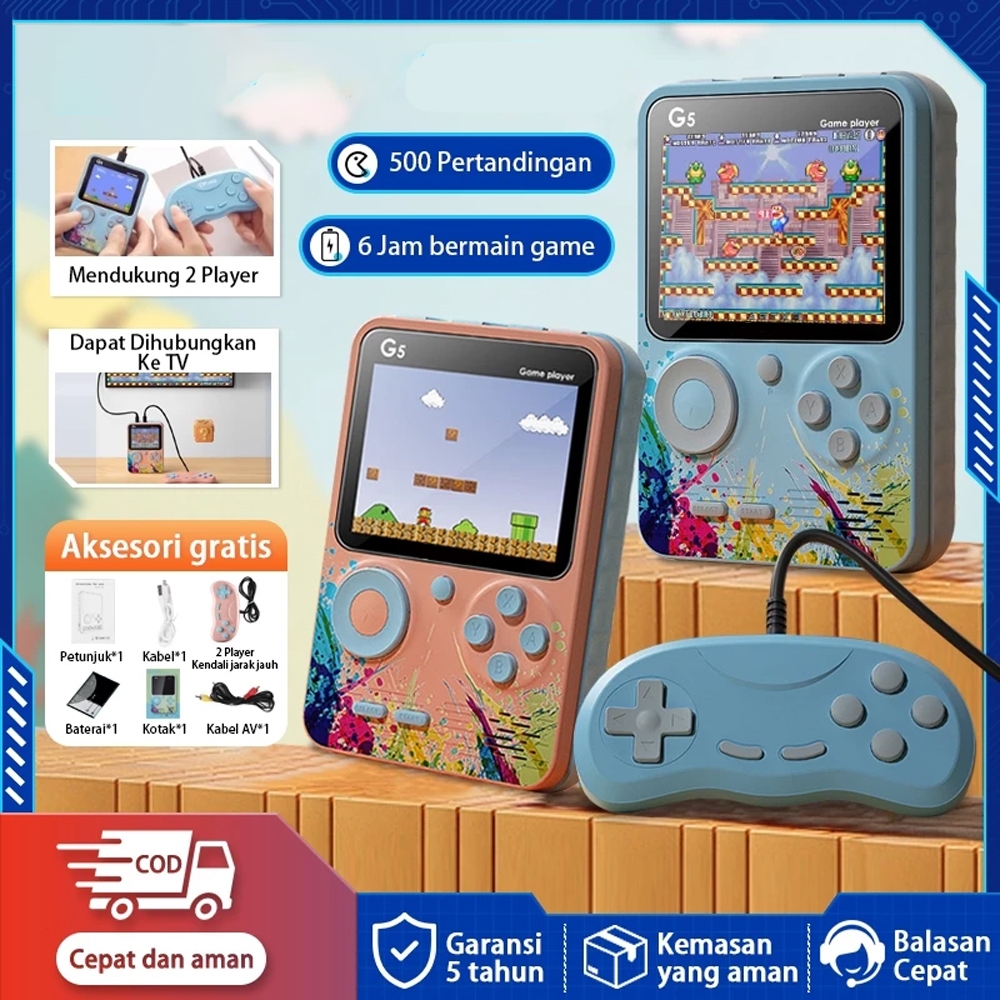 Jual Game Boy Retro Gamebot Gimbot Mini Portable Include 500 in 1 Games ...