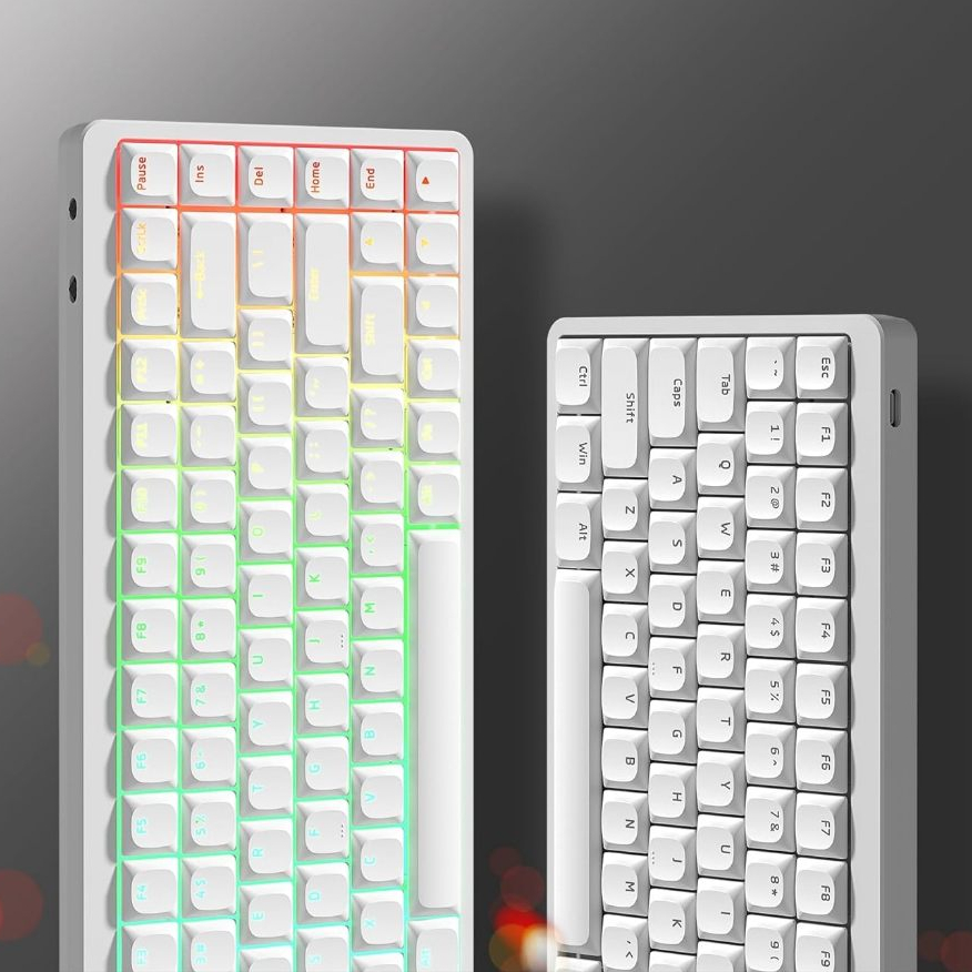 Jual XVX Horizon V2 Low Profile Keycaps White Shine Through for Windows ...