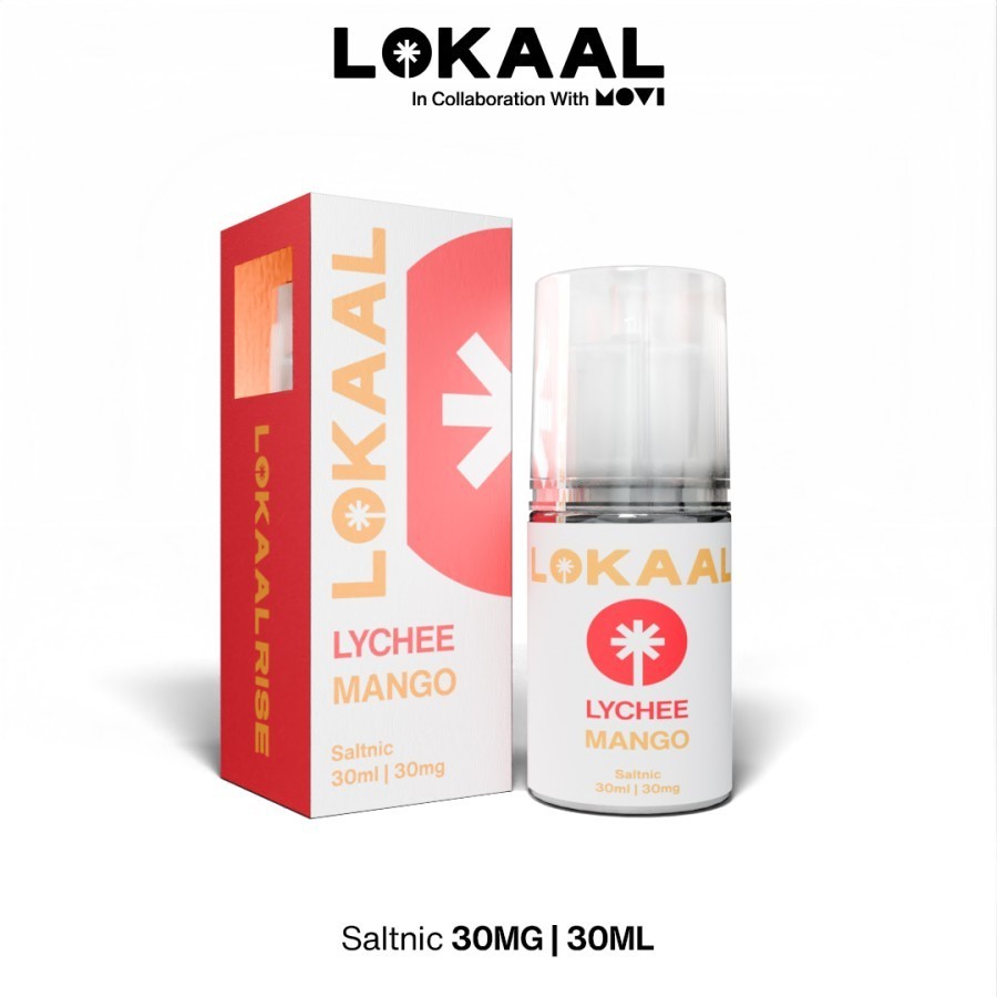 Jual LOKAAL SALT NIC LYCHEE MANGO | LIQUID LOKAAL 30ML BY MOVI E-LIQUID ...