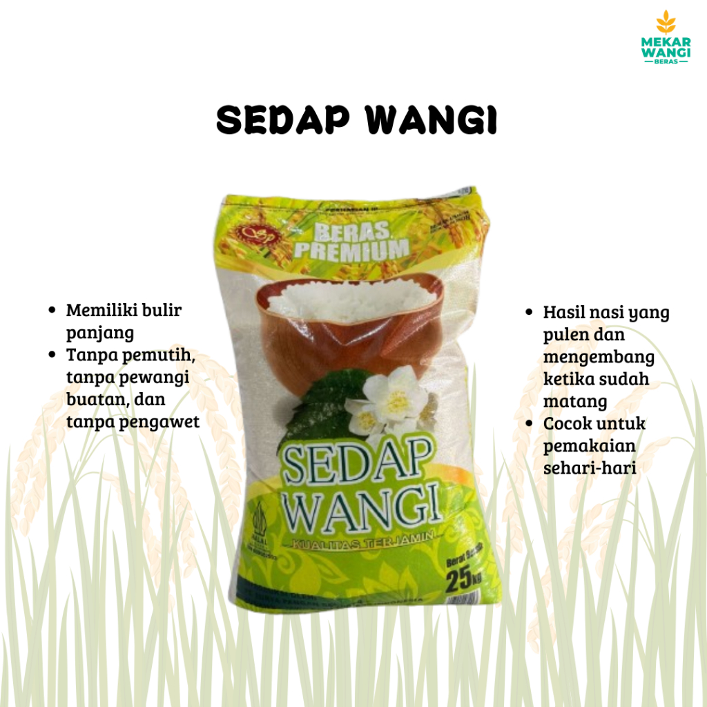 Jual BERAS SEDAP WANGI 25KG | Shopee Indonesia