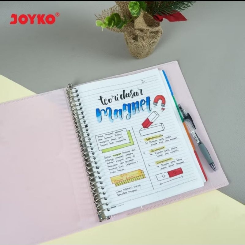 Jual Binder Note / Binder File / Map Binder B5 Joyko (Besar) | Shopee ...