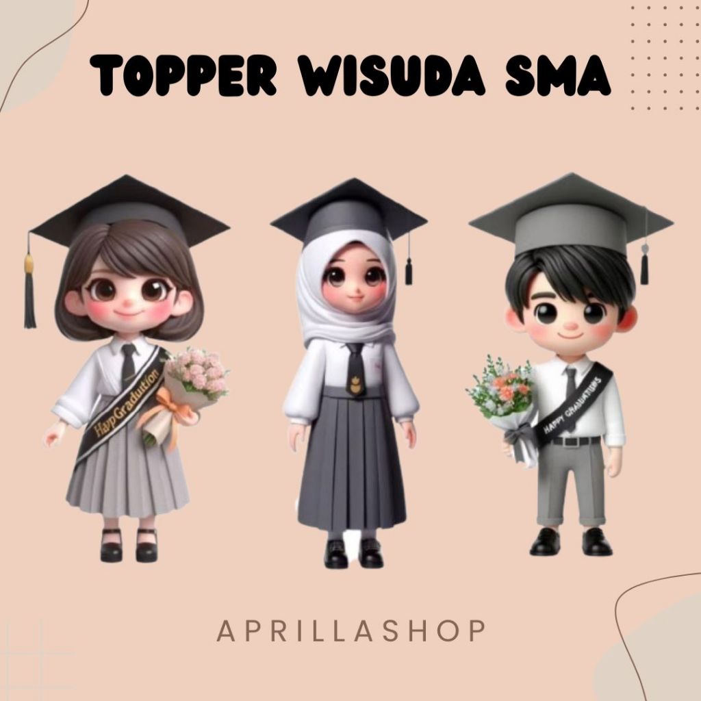 Jual TOPPER BUKET WISUDA SMA / TOPPER WISUDA SMA LUCU | Shopee Indonesia