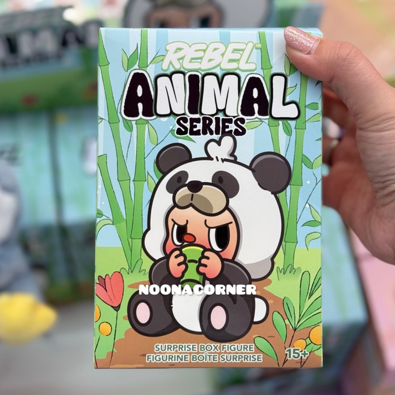Jual Miniso ‼️ Blind Box Rebel Bear Animals Vinyl Plush Pendant Collections (1 pcs Random ...