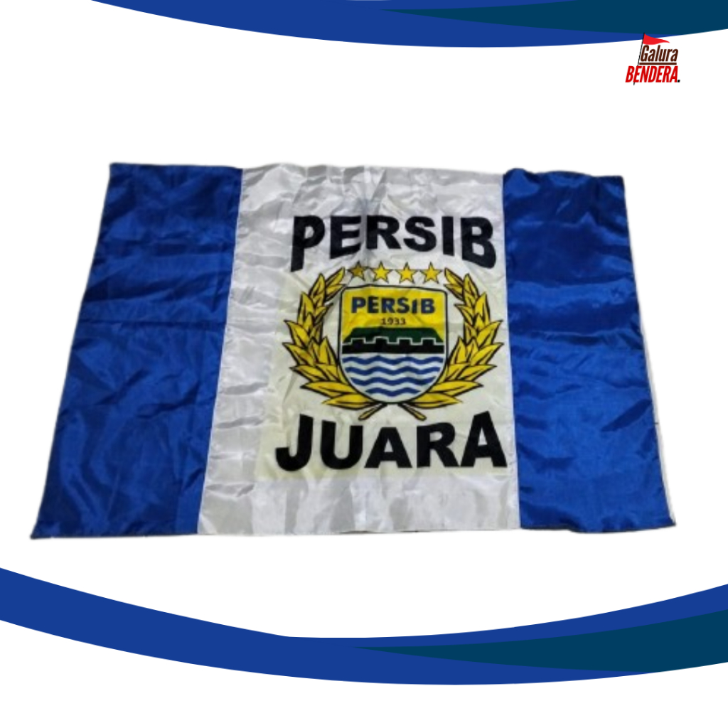 Jual Bendera Persib Juara 2025 Bendera Persib Bintang 4 Juara Liga 1 ...