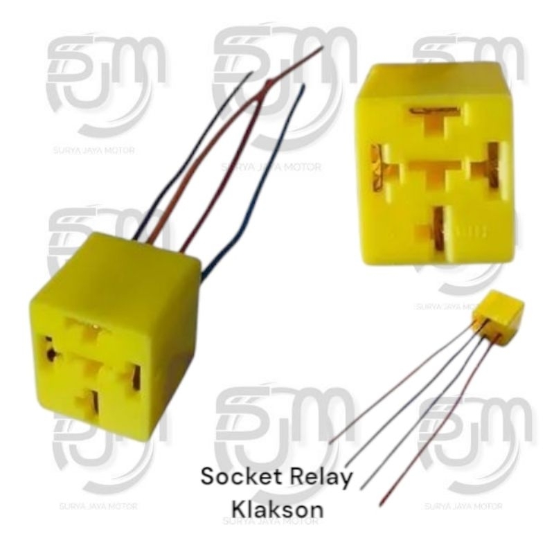 Jual Socket Relay Klakson/Lampu 4 Kaki Universal | Shopee Indonesia
