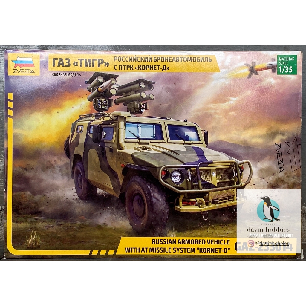 Jual Zvezda 1/35 Tiger with ATGM Kornet | Shopee Indonesia