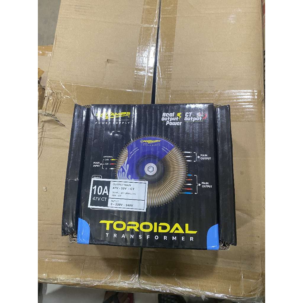 Jual TRAFO TRAVO TOROID TOROIDAL DONUT 10A 10 AMPER CT 32V 47V ORIGINAL RAWAMPS | Shopee Indonesia