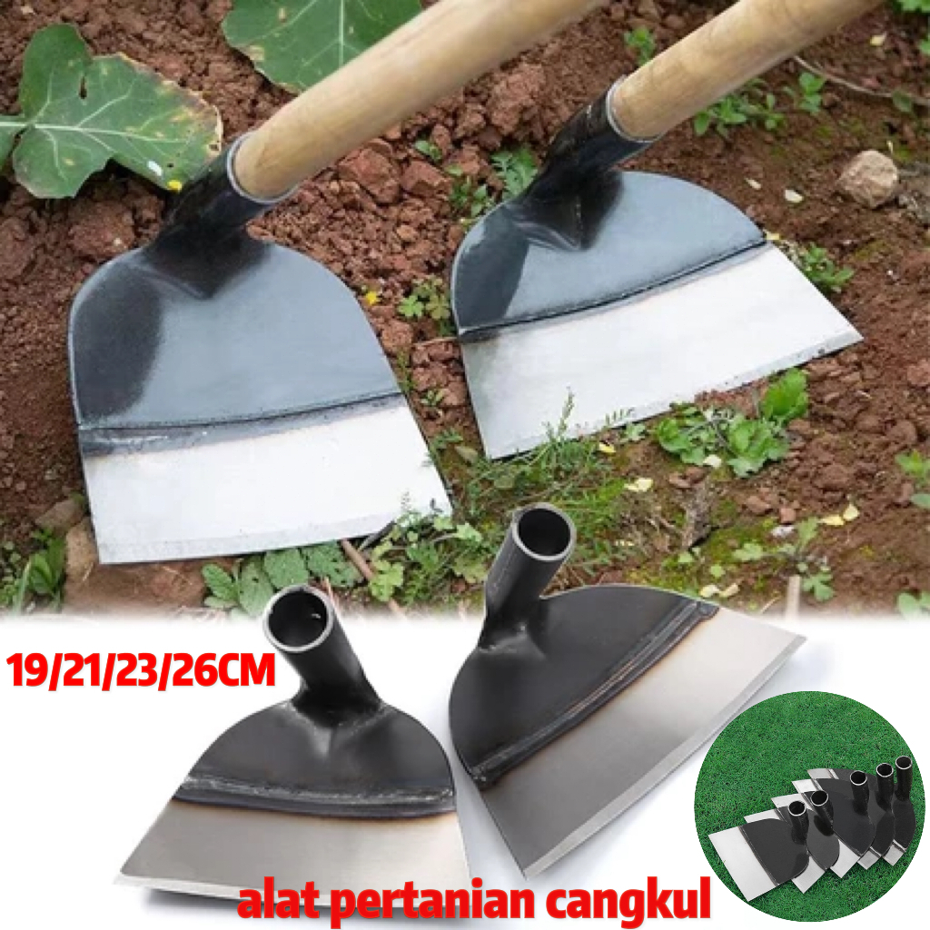 Jual Cangkul Baja Asli 19/21/23/26cm Anti Lengket Kepala Cangkul Baja ...