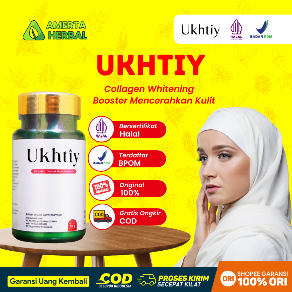 Jual UKHTIY Premium Collagen Drink | Collagen Beauty Drink | Minuman ...
