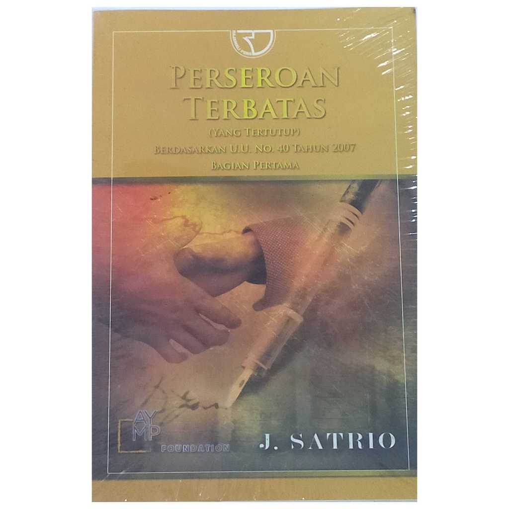 Jual Perseroan Terbatas Yang Tertutup UU No 40 Tahun 2007 Bagian Kedua ...