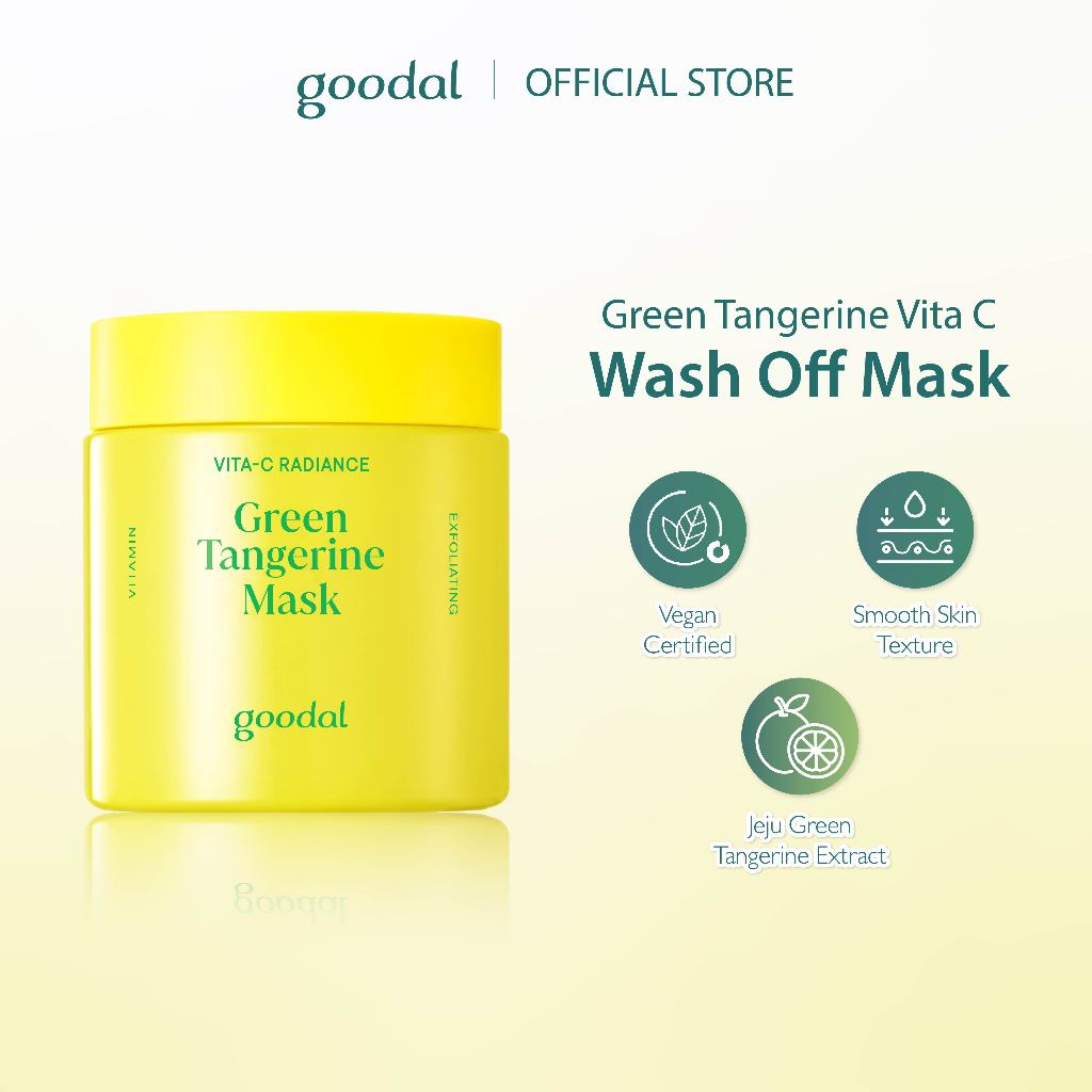 Jual GOODAL Green Tangerine Vita C Wash Off Mask 110g | Shopee Indonesia