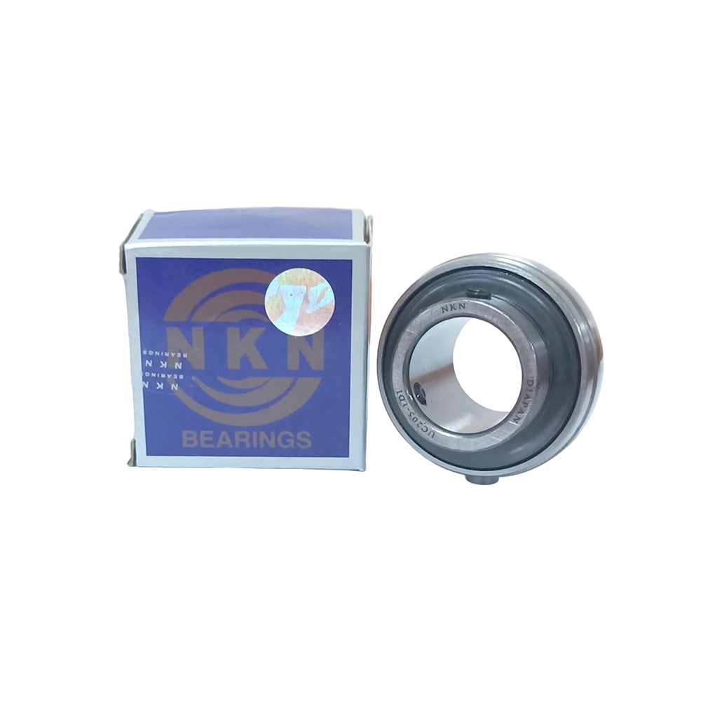 Jual Bearing Unit UC205-1DI NKN Diameter As 25.4MM Original | Shopee Indonesia