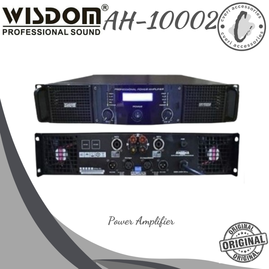Jual Wisdom AH10002 Power Amplifier Original Power Ampli Wisdom AH ...