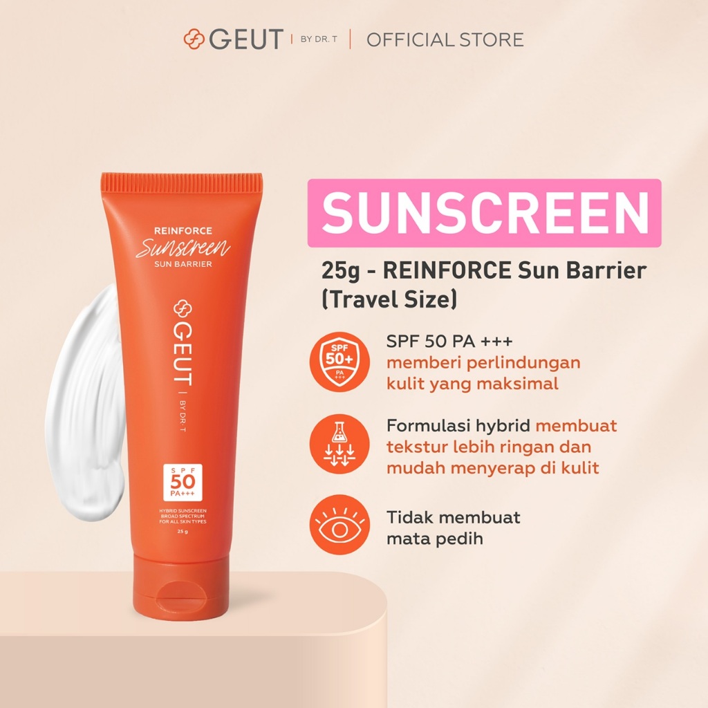 Jual GEUT REINFORCE Sun Barrier 25gr | Shopee Indonesia