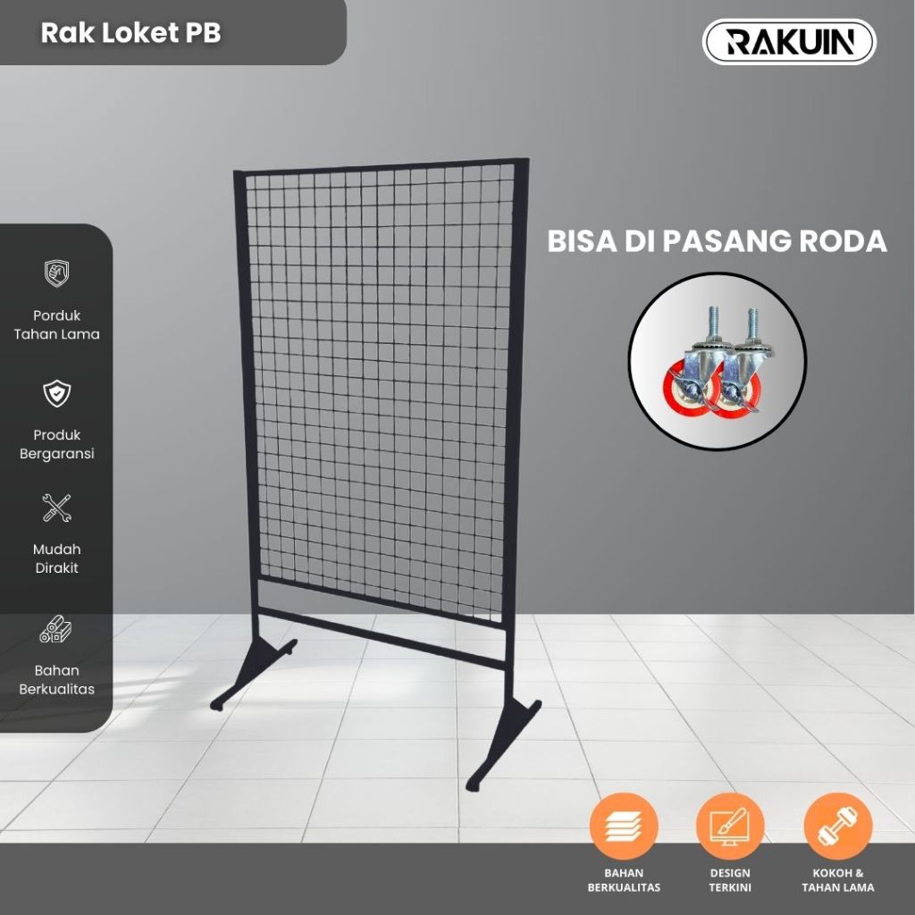 Jual RAK LOKET PB - RAK AKSESORIS BISA PASANG RODA / RAK AKSESORIS ...