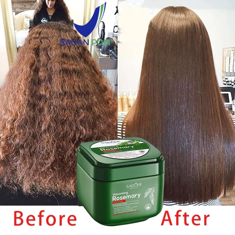 Jual Masker pelurus rambut Rosemary Masker Pelurus Rambut 500ML ...