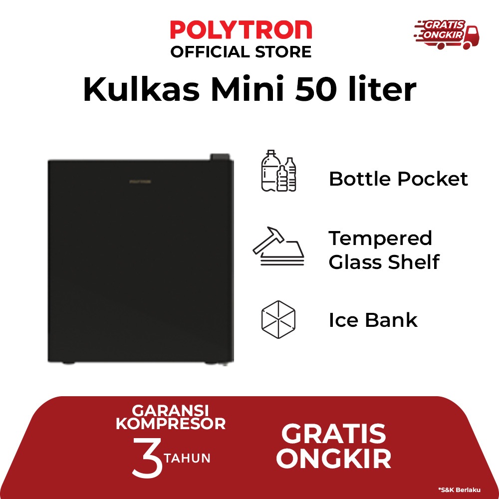 Jual Polytron Mini Refrigerator 50L PRH 51 | Shopee Indonesia