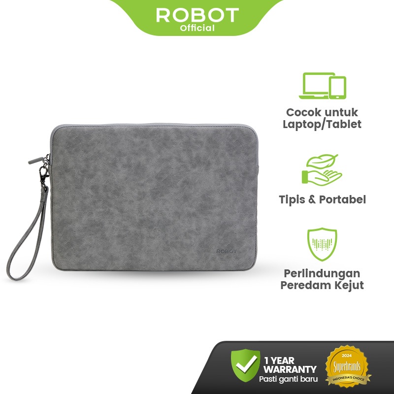 Jual ROBOT Tas Laptop Sleeve Pouch Sleeve Case Laptop Macbook Bahan ...