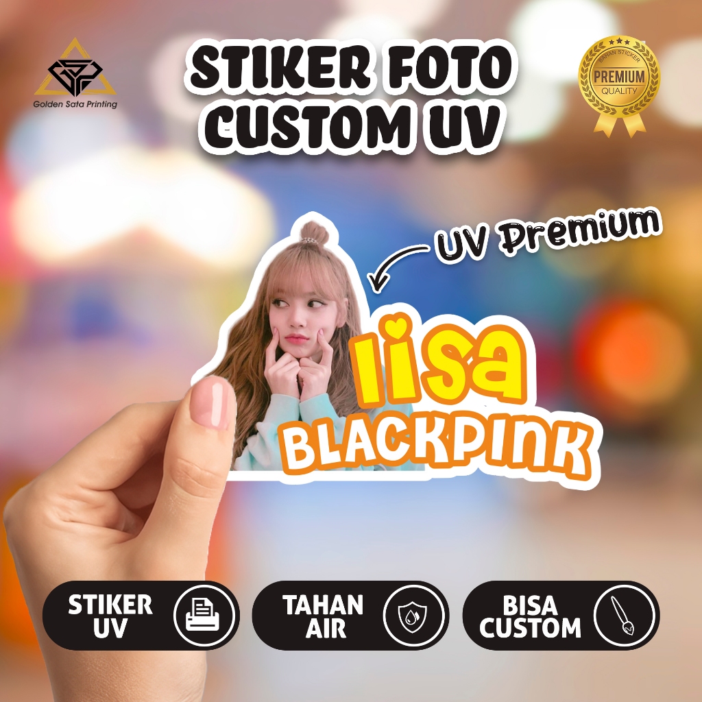 Jual STIKER CUSTOM FOTO & NAMA | STIKER UV TIMBUL | Shopee Indonesia