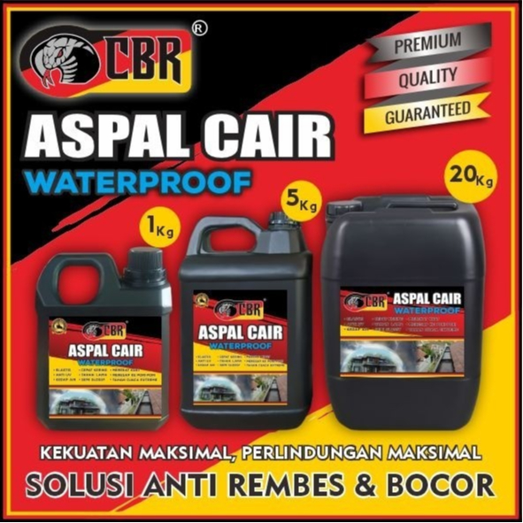 Jual Aspal Cair 1KG 1 KG CBR / Lem Aspal Cair Emulsi Anti Bocor Pelapis ...