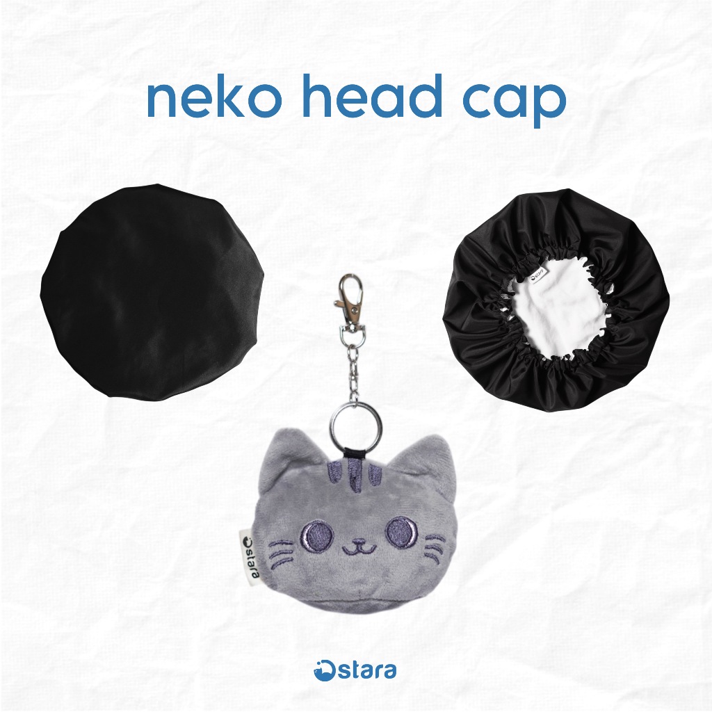 Jual Neko Head Cap | Penutup Kepala Helm Ojol | Tudung Pelindung Kepala ...