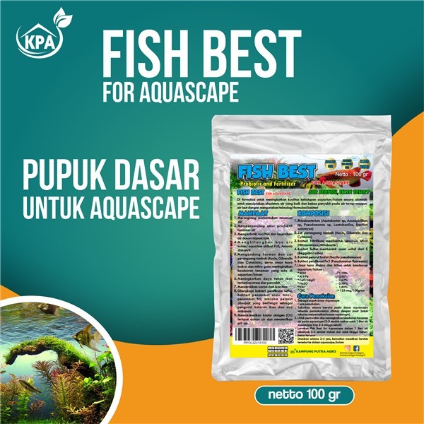 Jual Probiotik Penjernih Air Aquascape- FISH BEST For Aquascape- 100 Gr ...