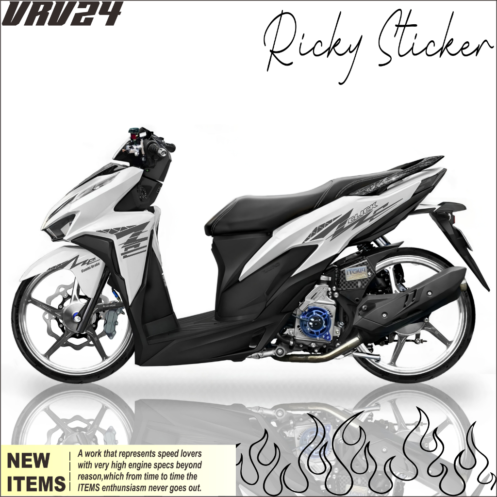 Jual VRV24 CUTTING STICKER VARIO LED NEW GEN1 CUTTING STRIPING MODEL ...